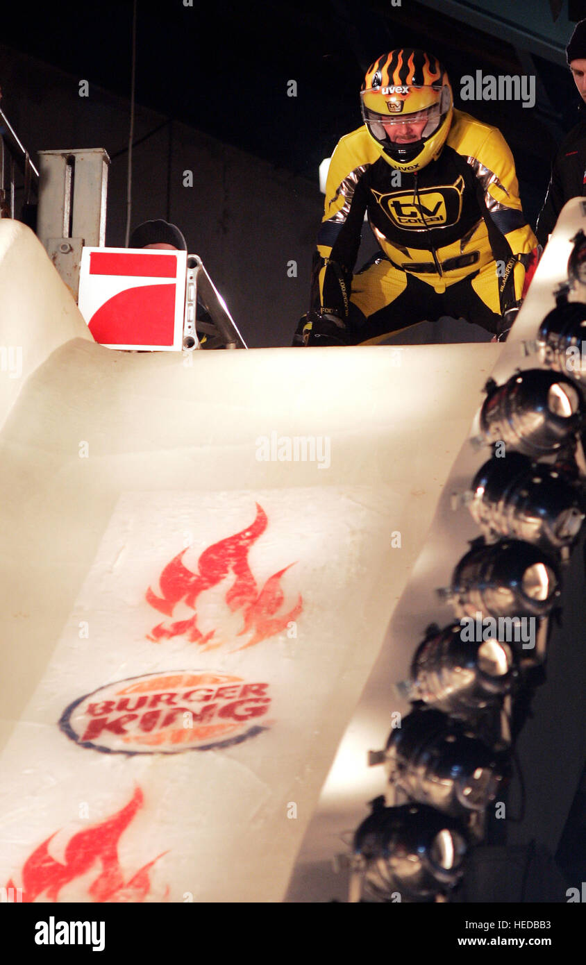 Human sled race championships hi-res stock photography and images - Alamy