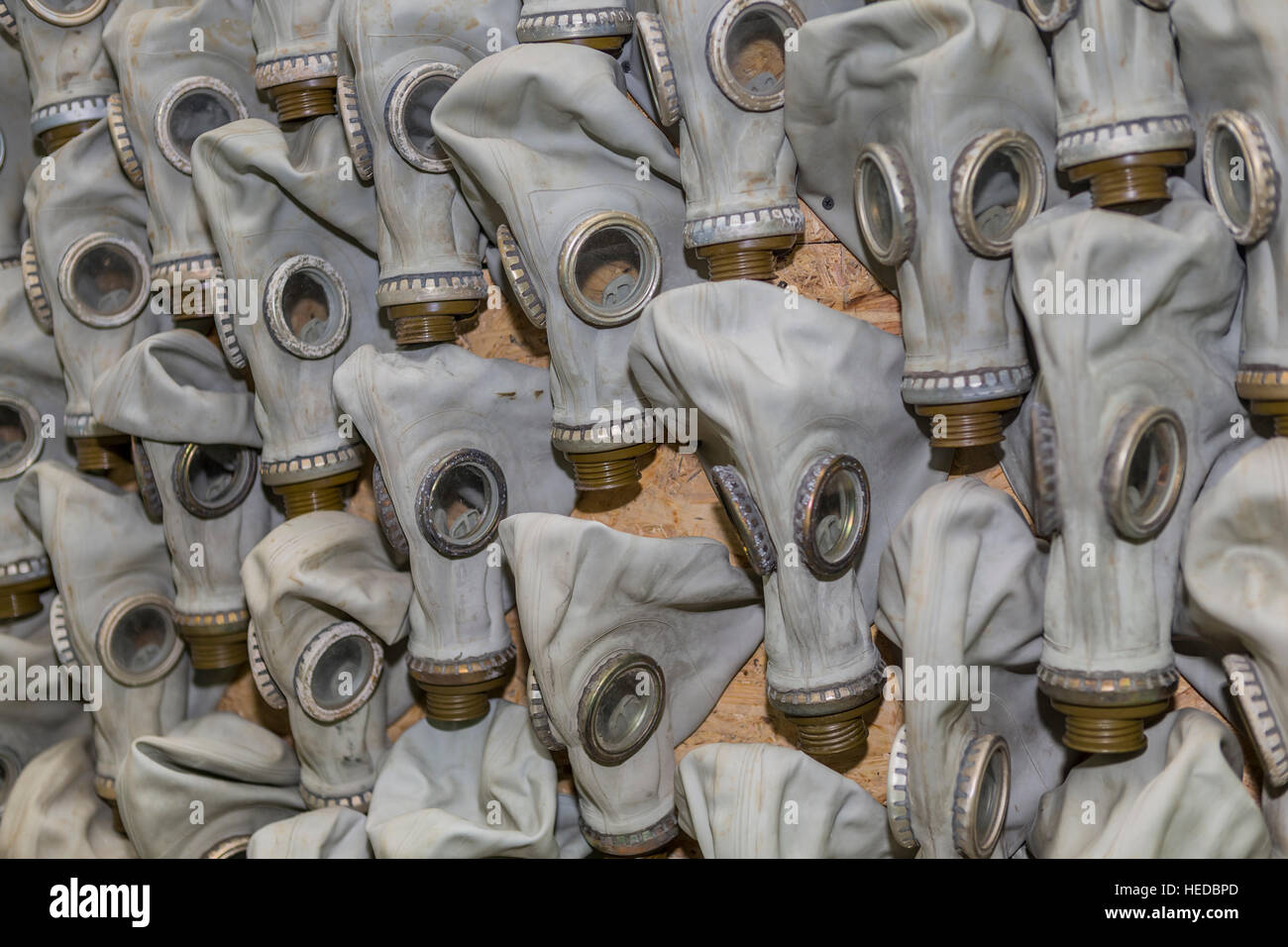 Old gas mask without filters Stock Photo - Alamy