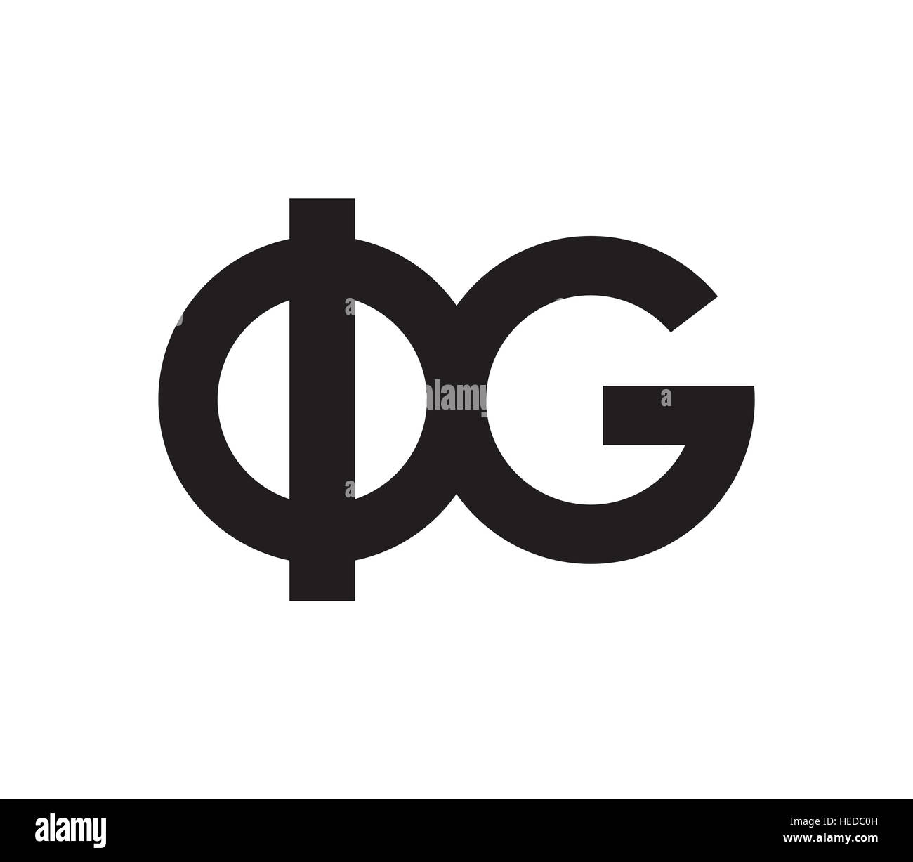 Phi logo design Cut Out Stock Images & Pictures - Alamy