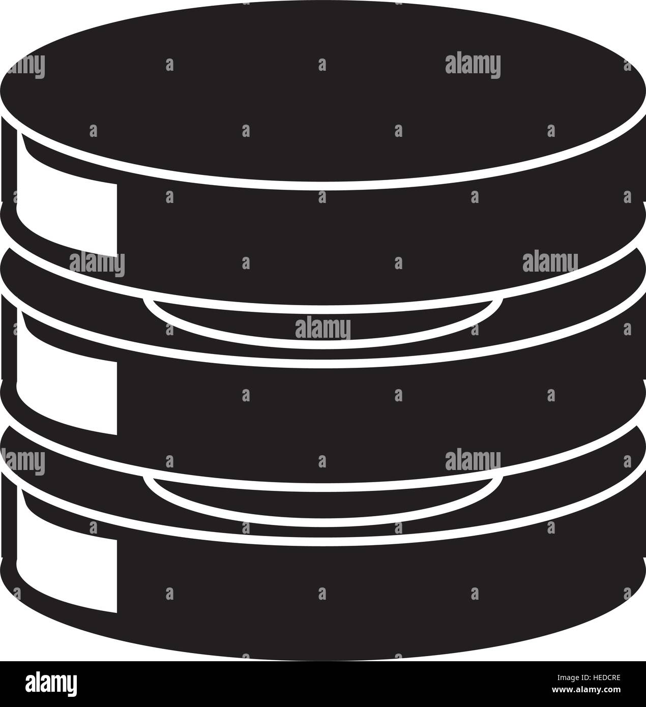 silhouette security data center server network Stock Vector Image & Art ...