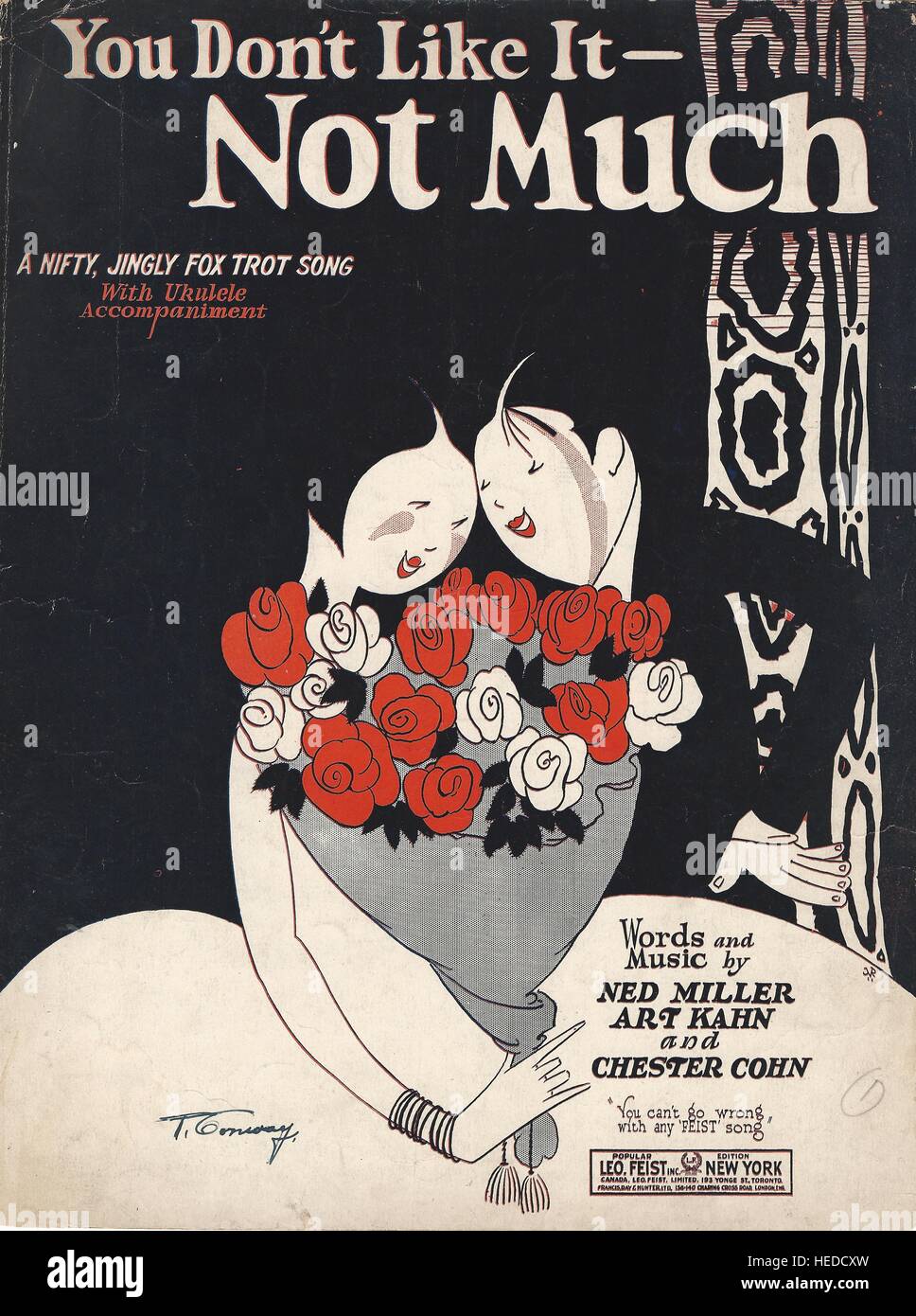 "You Don't Like It—Not Much" 1927 Sheet Music Cover Stock Photo - Alamy