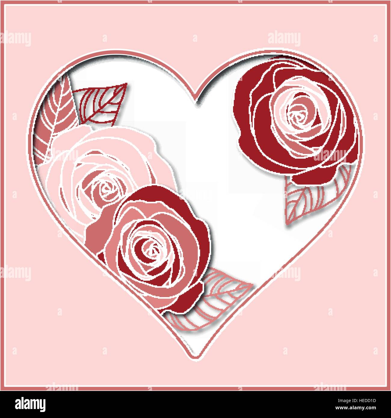 Valentine craft Stock Vector Images - Alamy