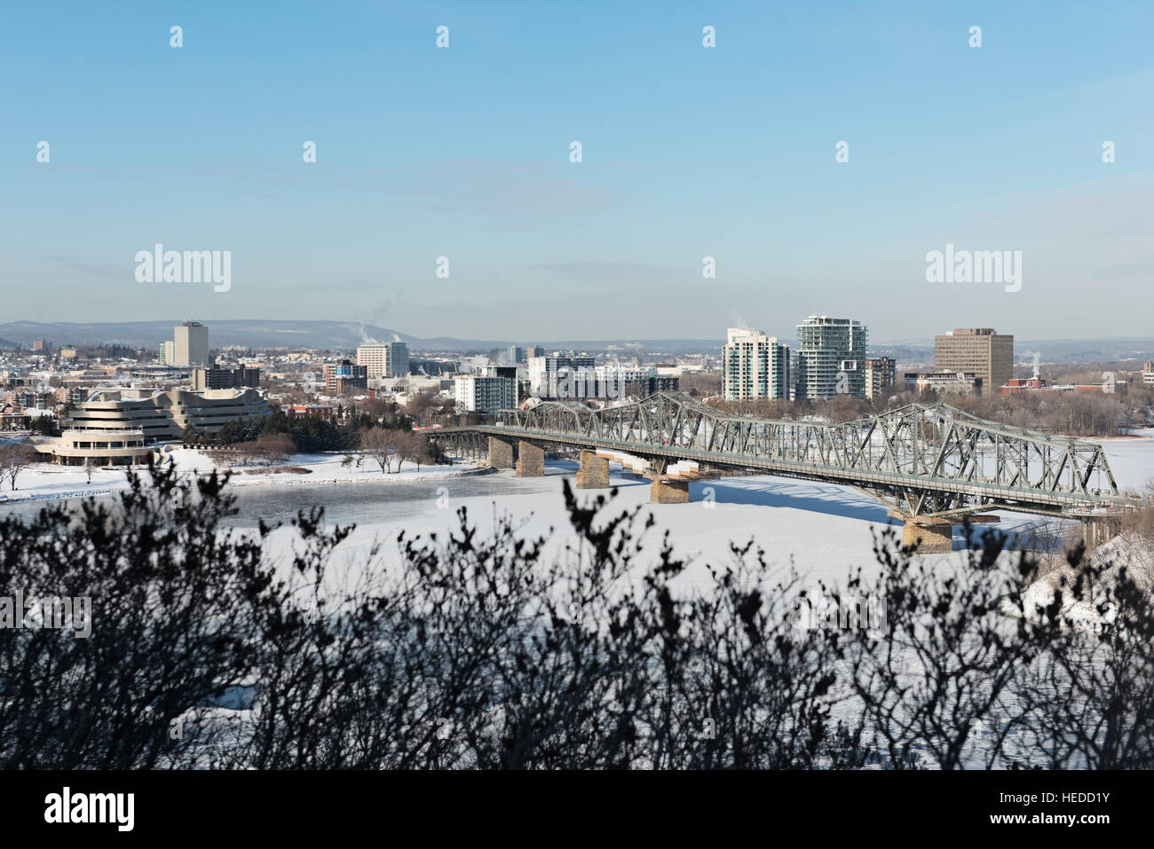 View Of Gatineau and Alexandra Bridge from Parliament Hill, Ottawa ...