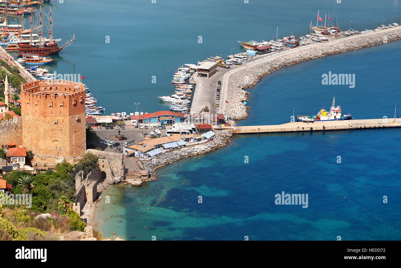 Photo of a red tower Stock Photo - Alamy