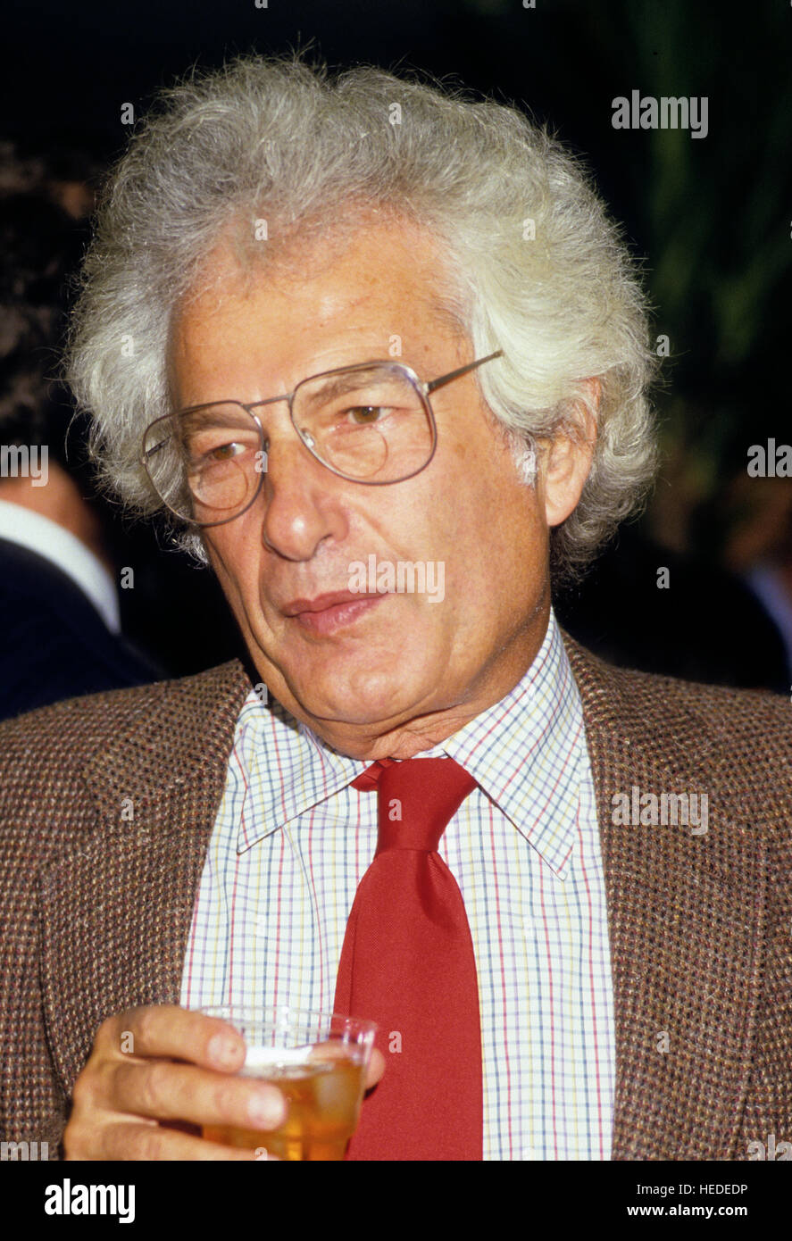 JOSEPH HELLER USA 1984 author visiting Stockholm to market his new book ...