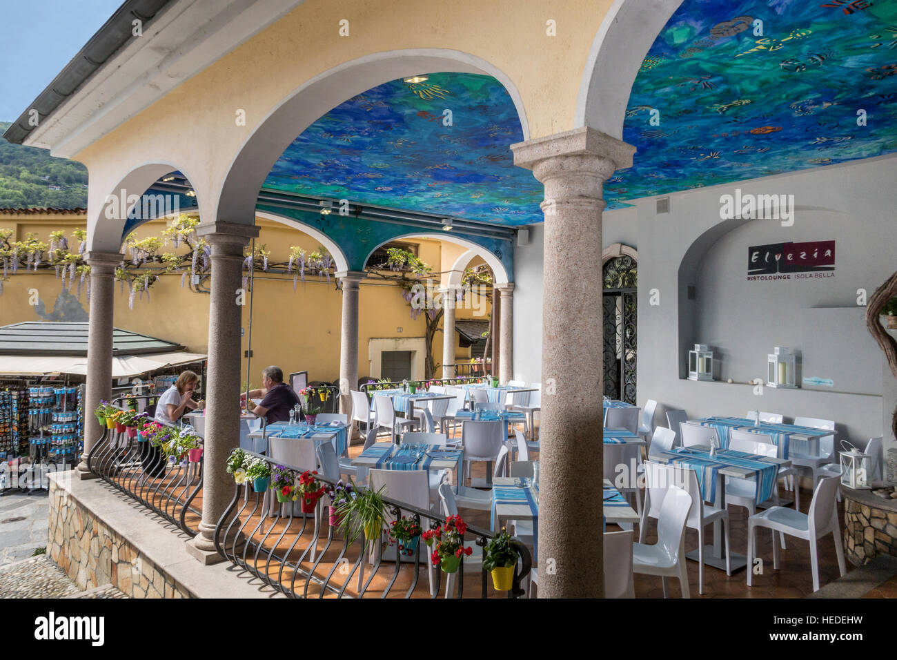 Stresa and restaurant and italy hi-res stock photography and images - Alamy