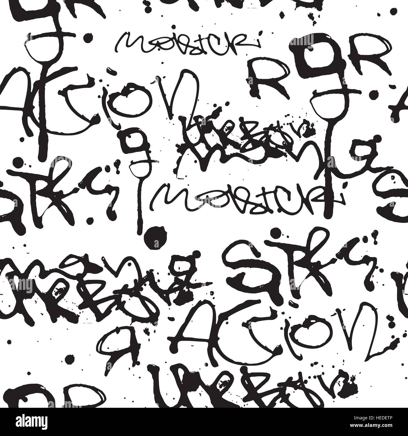 Writing on wall paint Stock Vector Images - Alamy