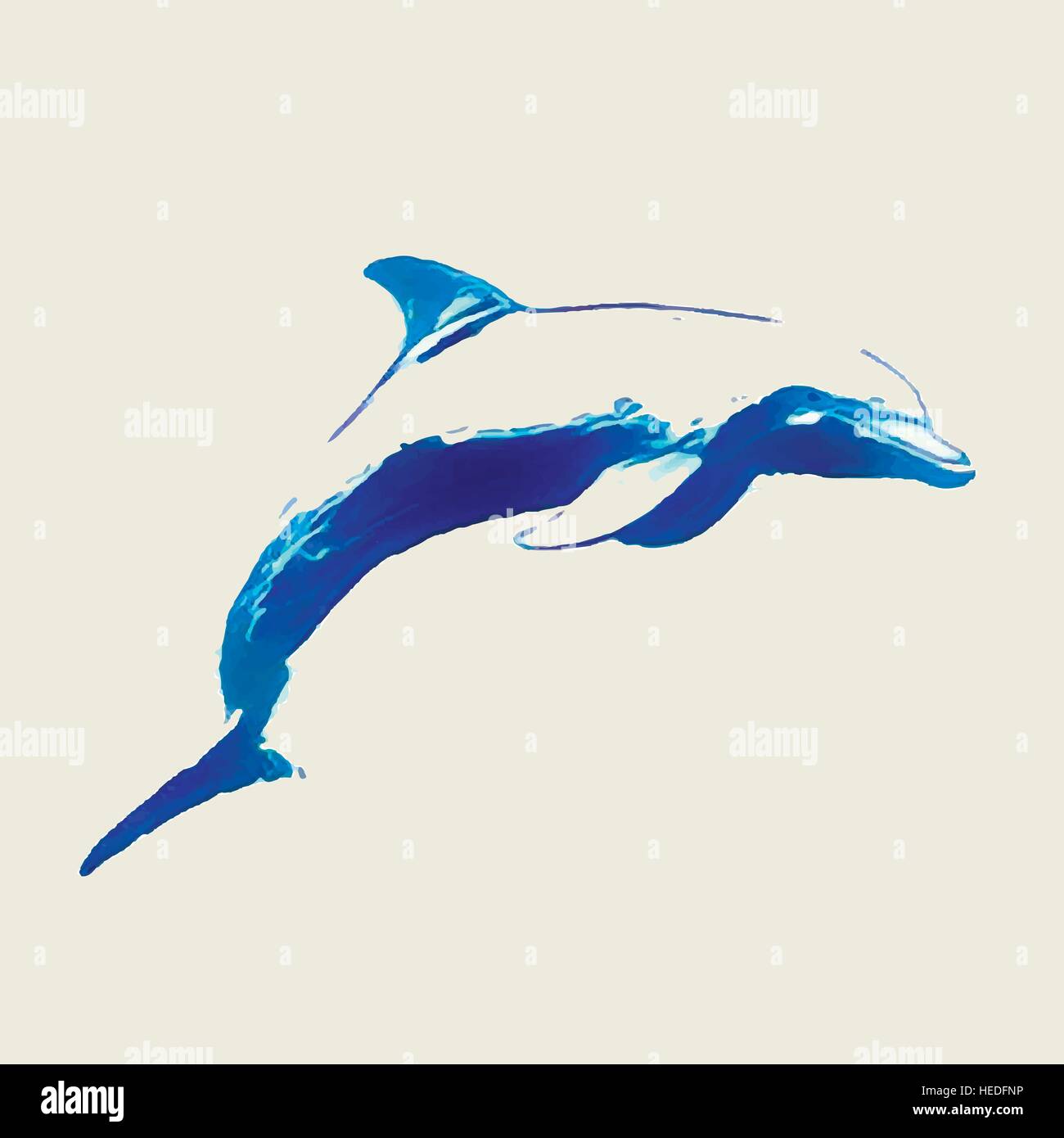 Hawaii with dolphin Stock Vector Images - Alamy