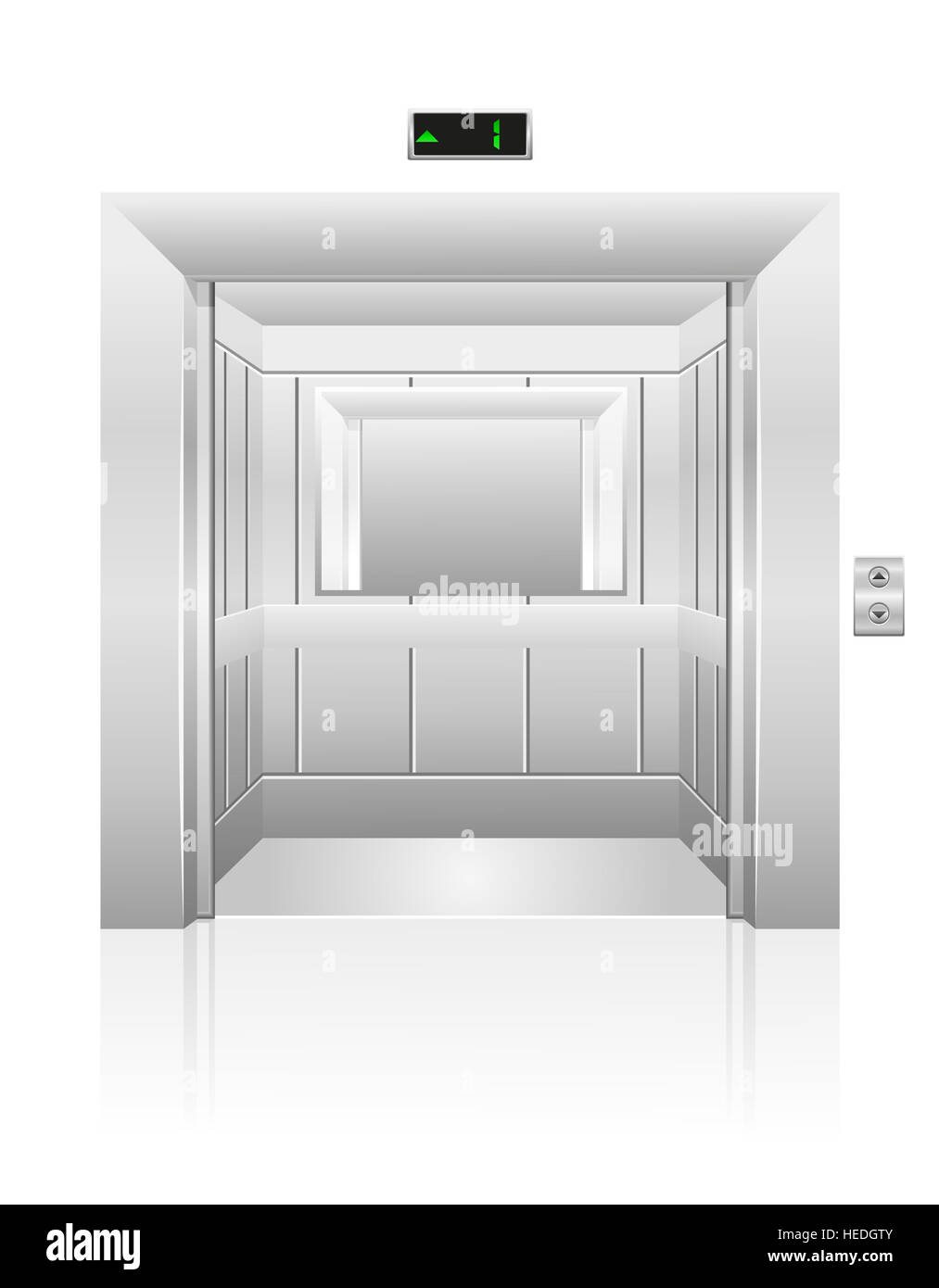 passenger elevator stock illustration isolated on white background ...