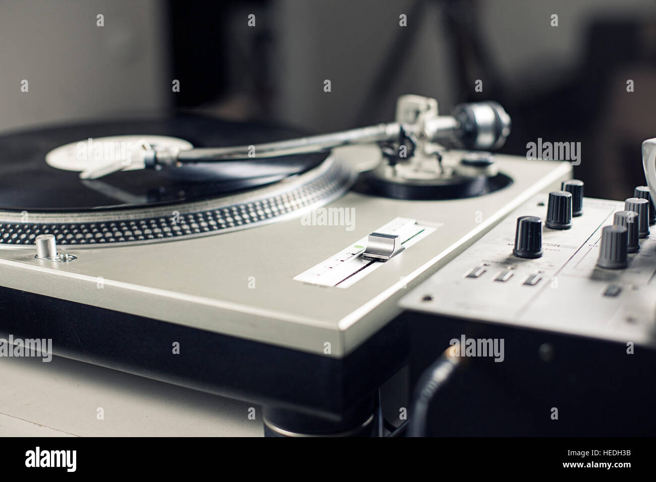 Grey music mixer hi-res stock photography and images - Alamy