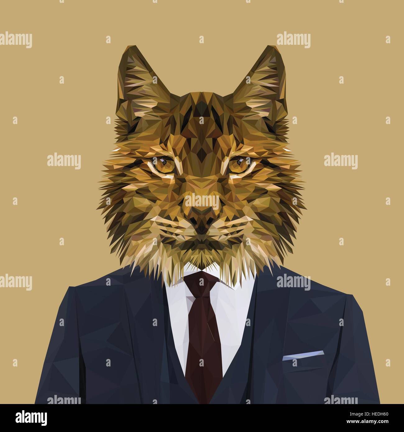 Fancy dressed cat Stock Vector Images - Alamy