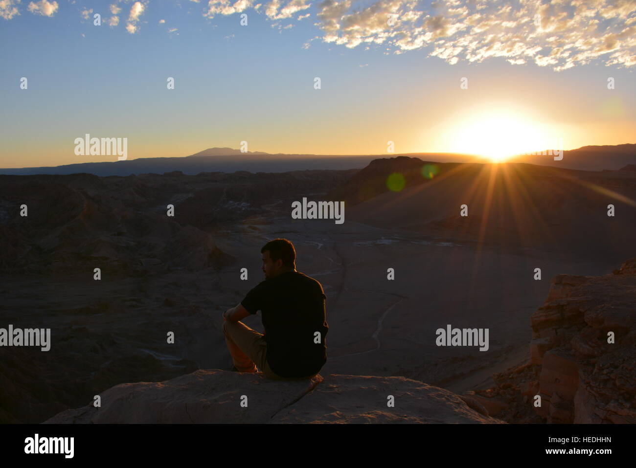 Sunset clouds in Atacama desert Chile Stock Photo - Alamy