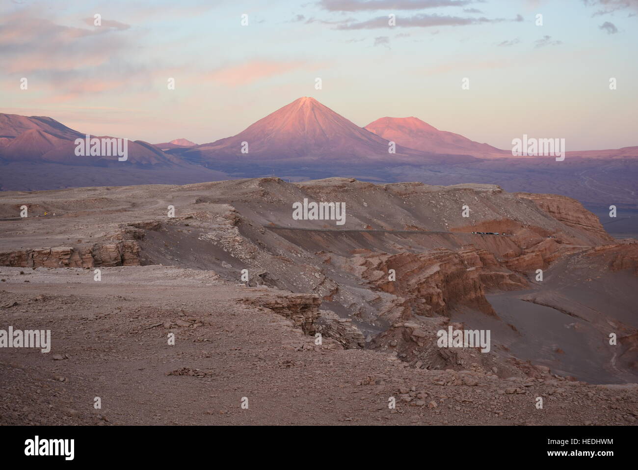 Sunset clouds in Atacama desert Chile Stock Photo - Alamy