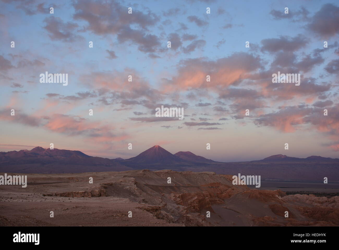 Sunset clouds in Atacama desert Chile Stock Photo - Alamy