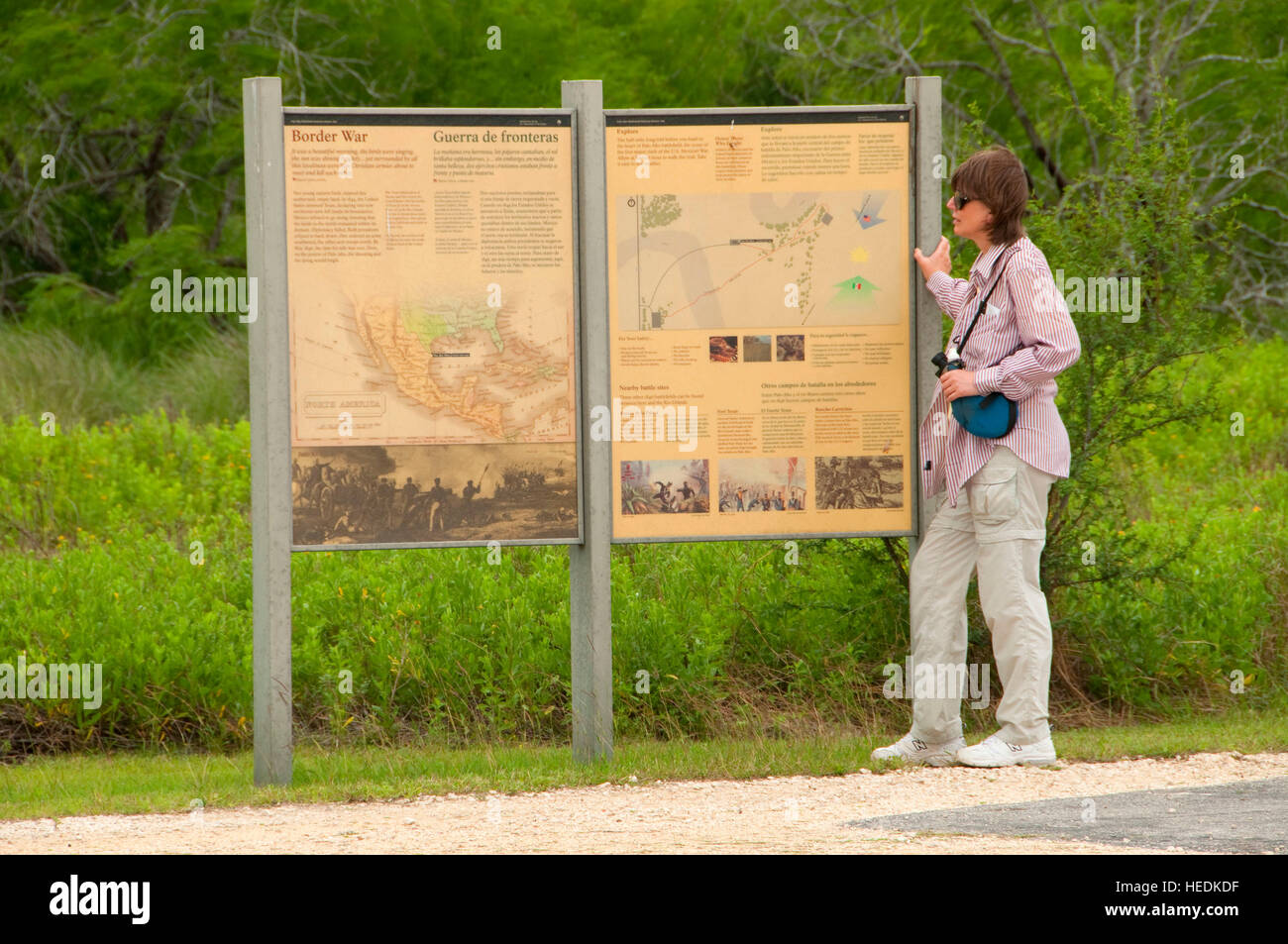 Trailhead information board, Palo Alto Battlefield National Historic ...