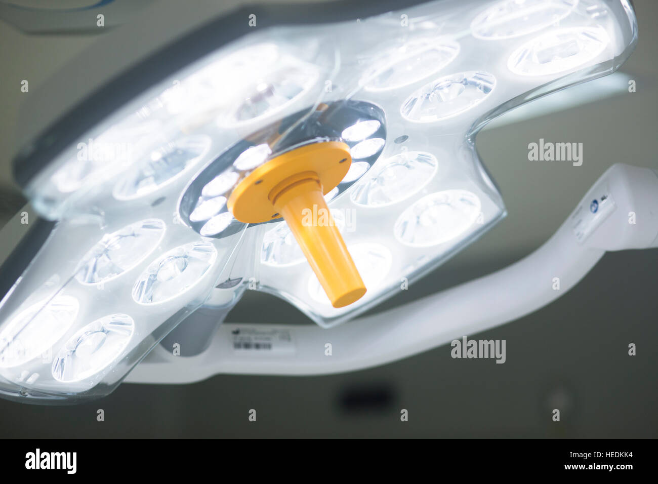 Operating emergency room surgery theater lighting in hospital to enable ...