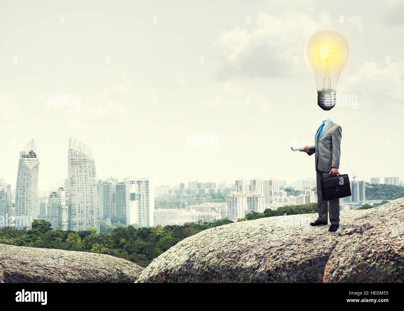 Man of creative ideas Stock Photo - Alamy