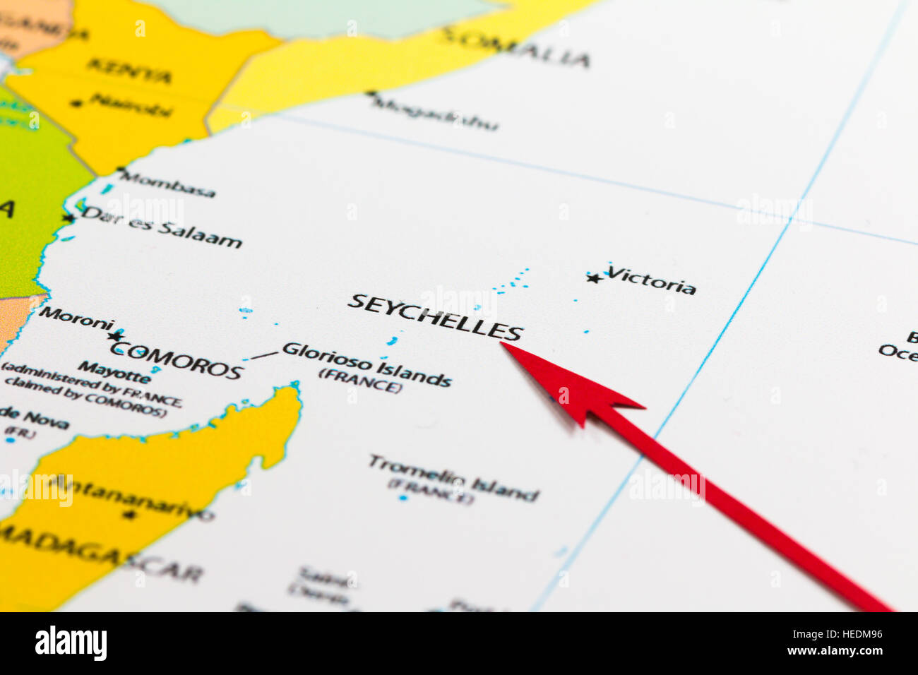 Seychelles Africa Map