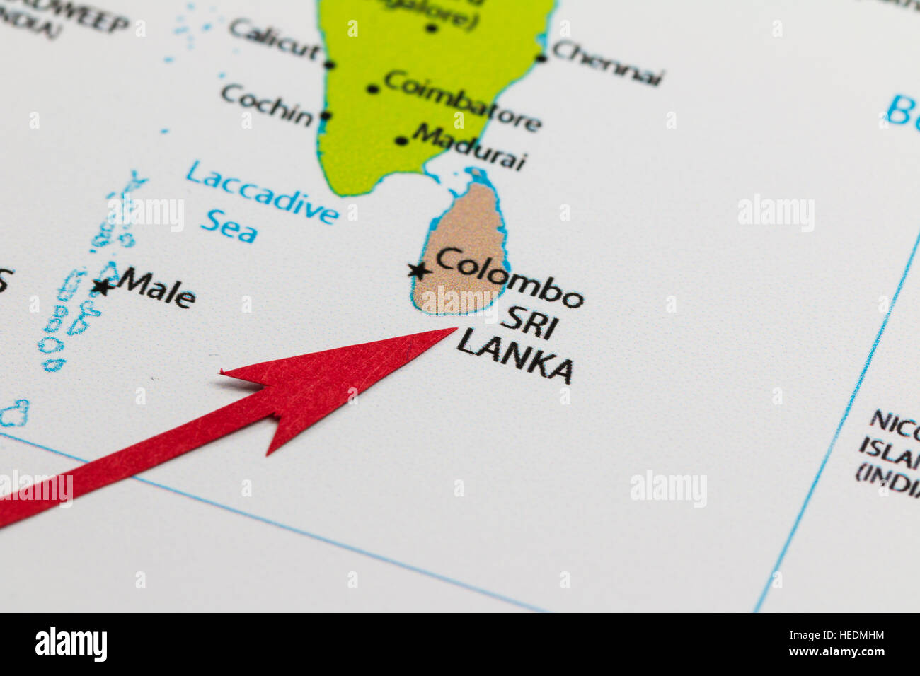 Asia Map Colombo