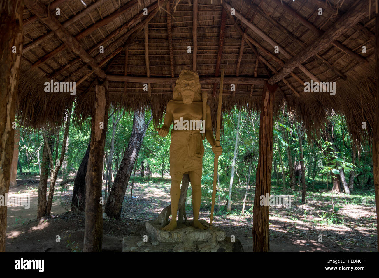 DABANA, SRI LANKA - CIRCA DECEMBER 2016: Shrine Vedda people dedicated ...