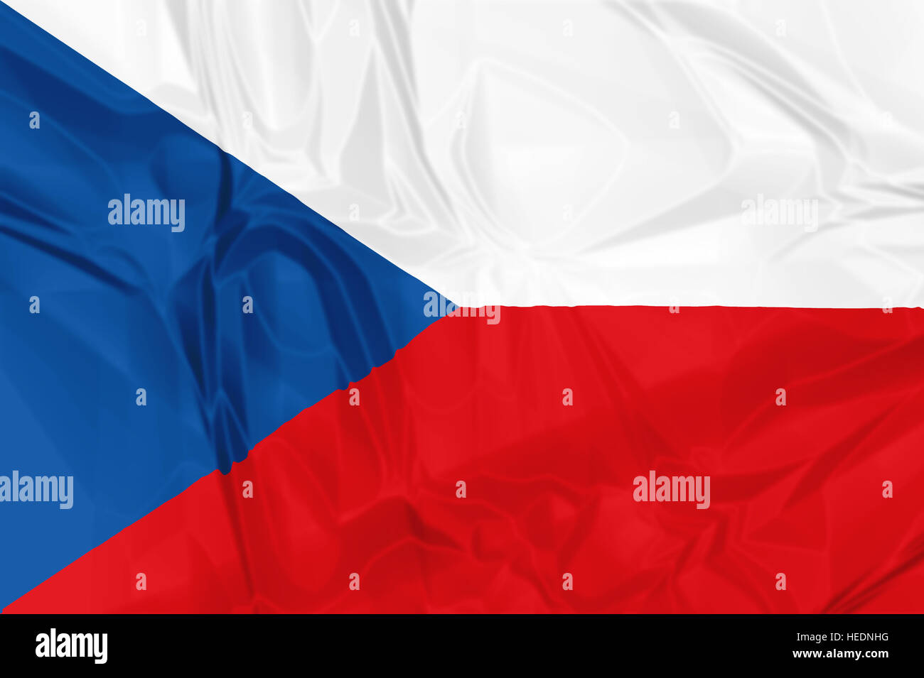 Flag of Czech Republic Stock Photo - Alamy