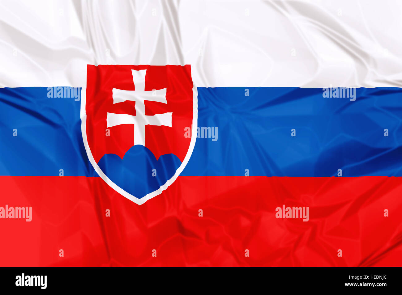 Flag of Slovakia Stock Photo - Alamy