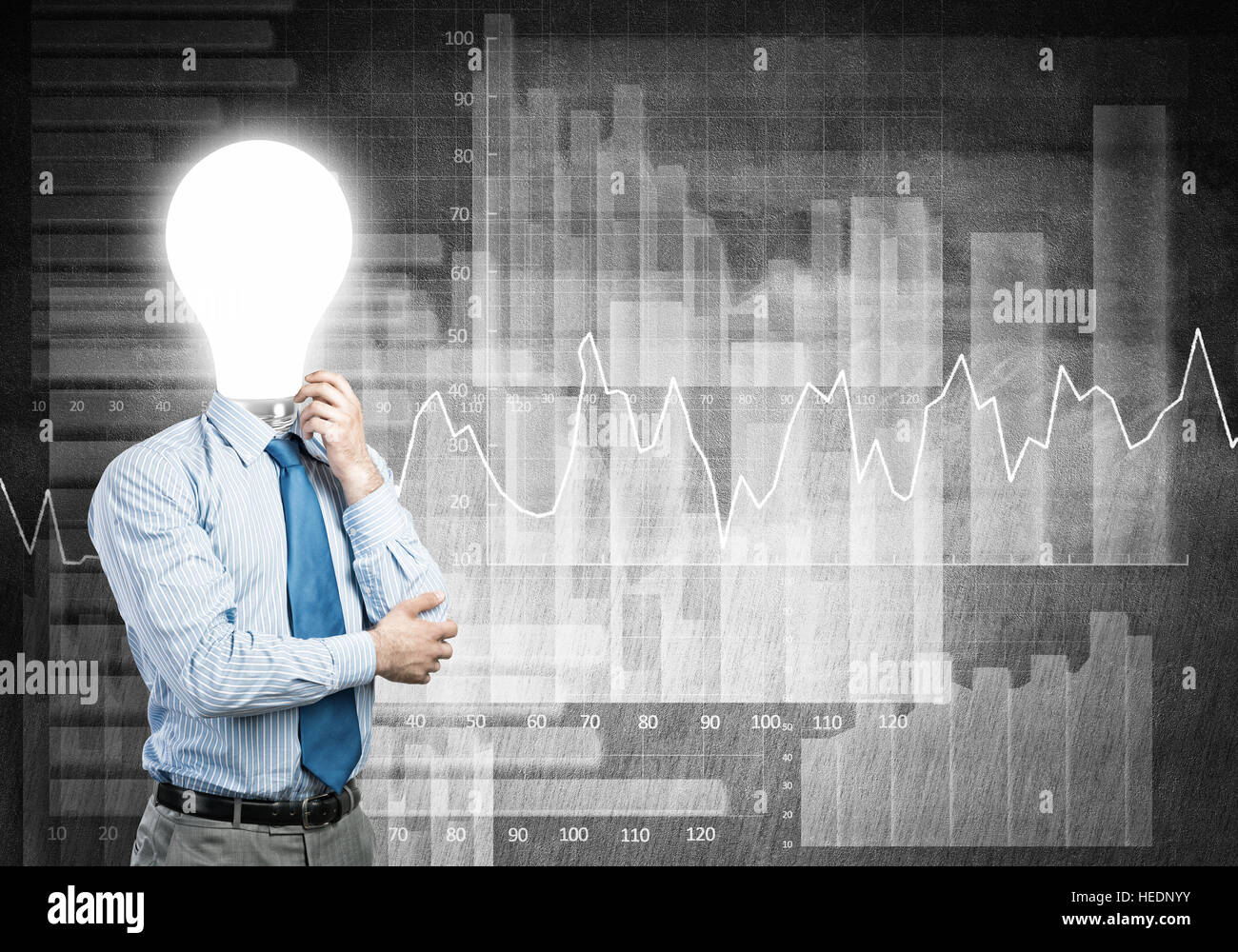 Man thinking over his idea Stock Photo - Alamy