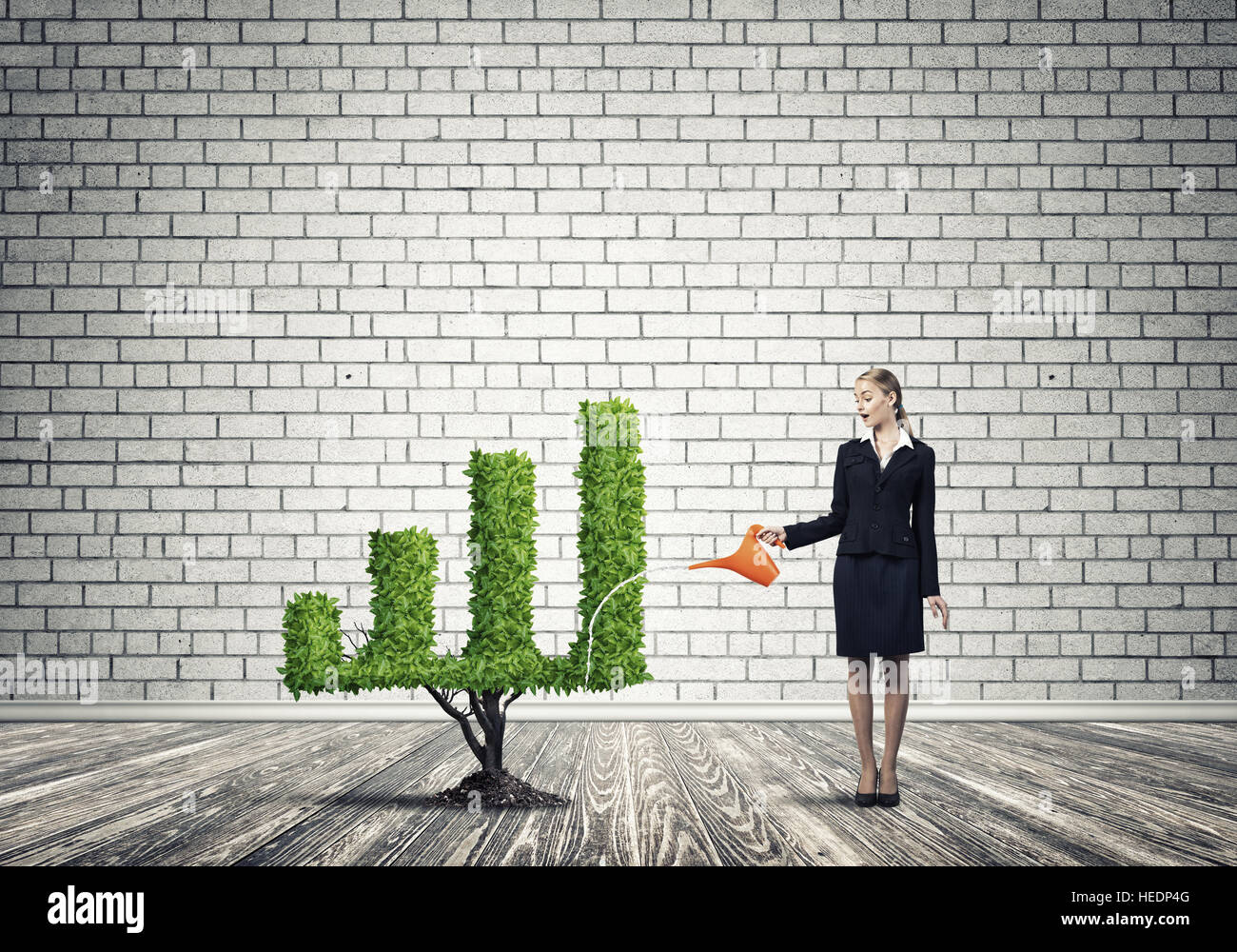 Make your money grow Stock Photo - Alamy