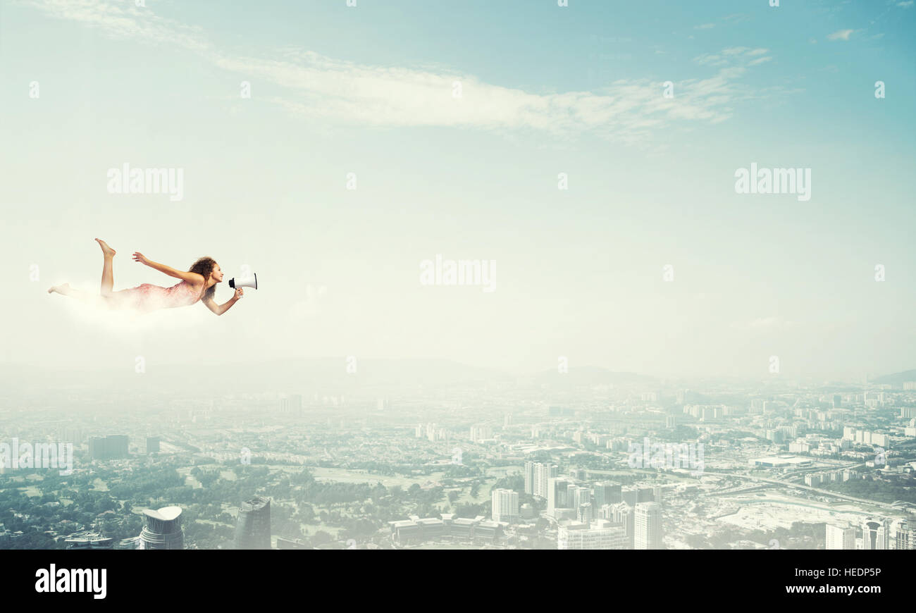 She is free to express herself Stock Photo - Alamy