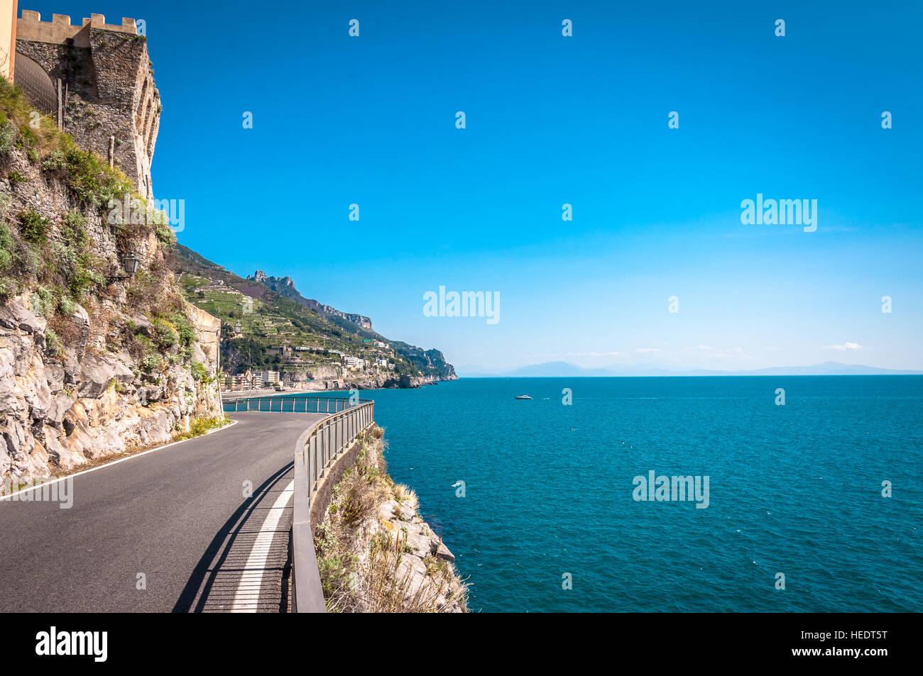 Amalfi coast in road hi-res stock photography and images - Alamy