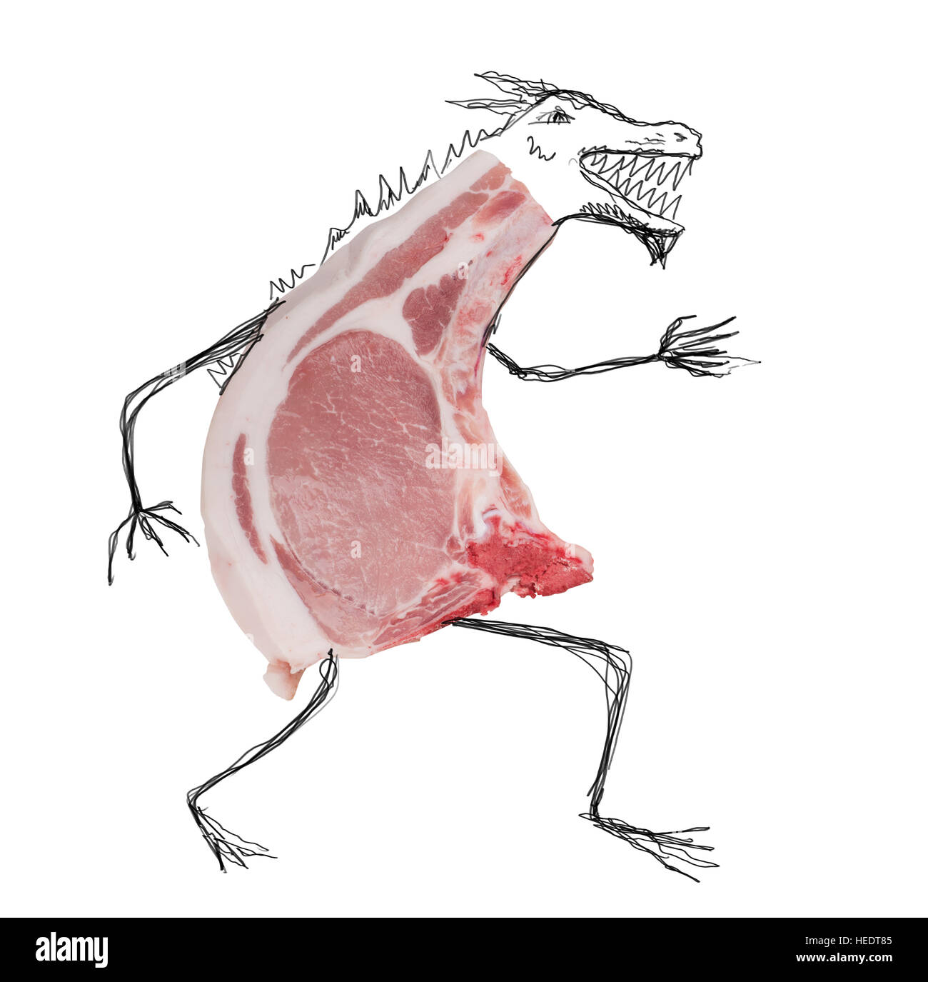 Scared to eat meat hi-res stock photography and images - Alamy