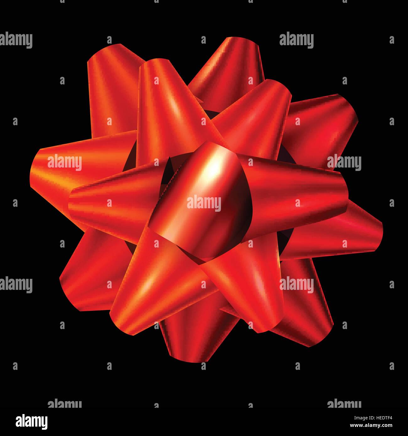 Bow with present Stock Vector Images - Alamy