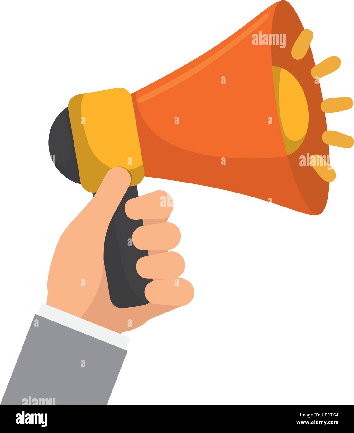 Bullhorn announce device icon vector illustration graphic design Stock ...