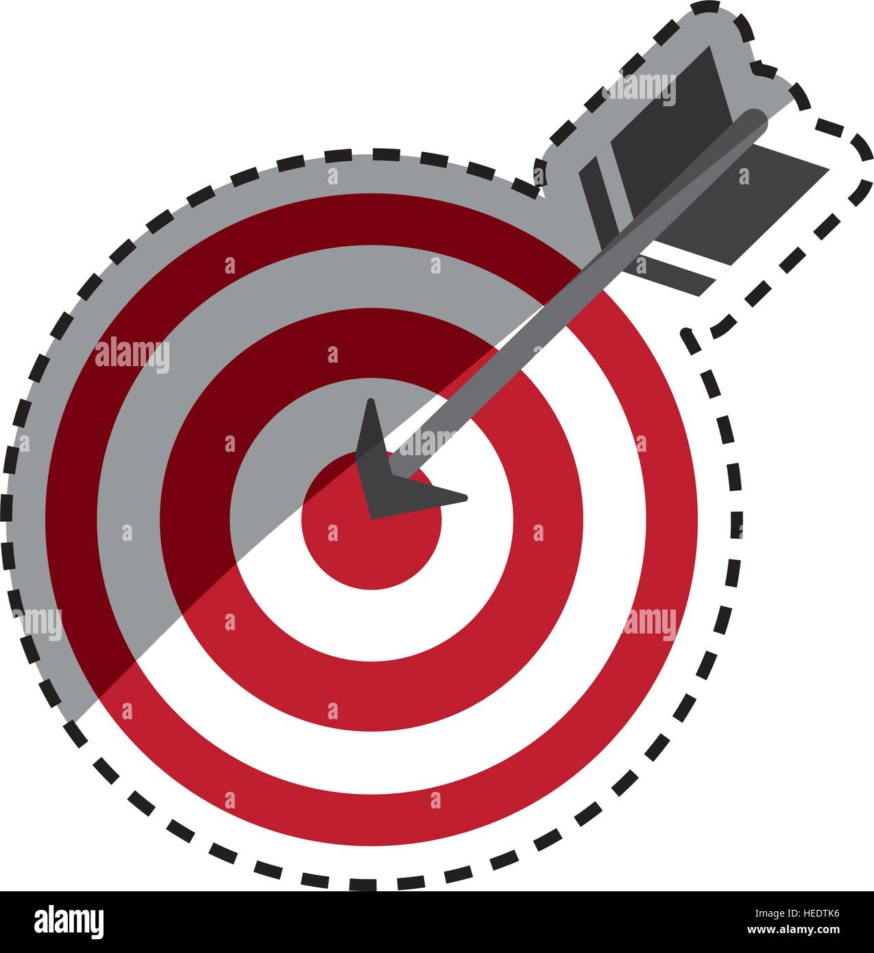 Isolated dartboard target icon vector illustration graphic design Stock ...
