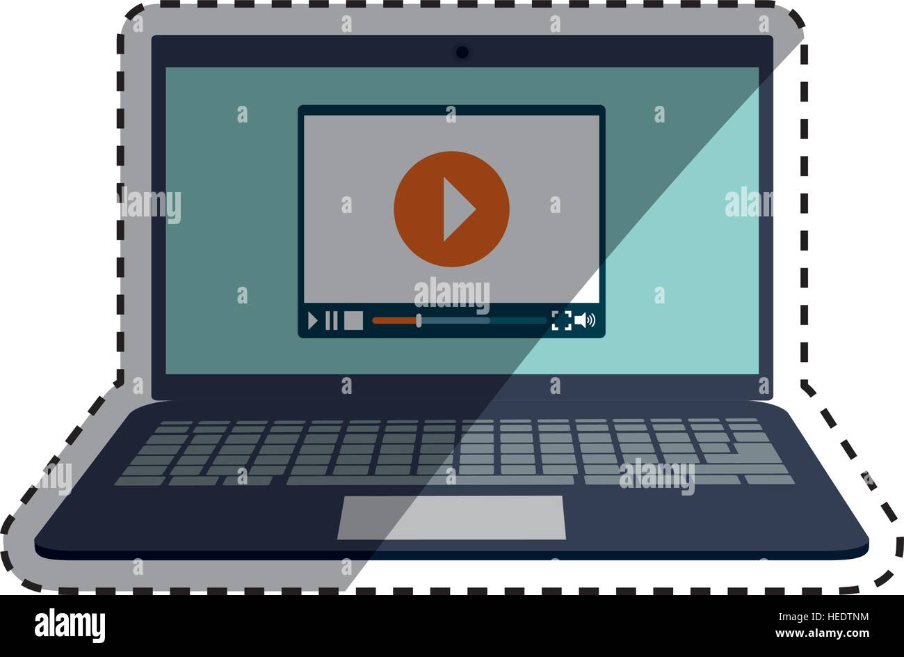 Laptop computer technology icon vector illustration graphic design ...