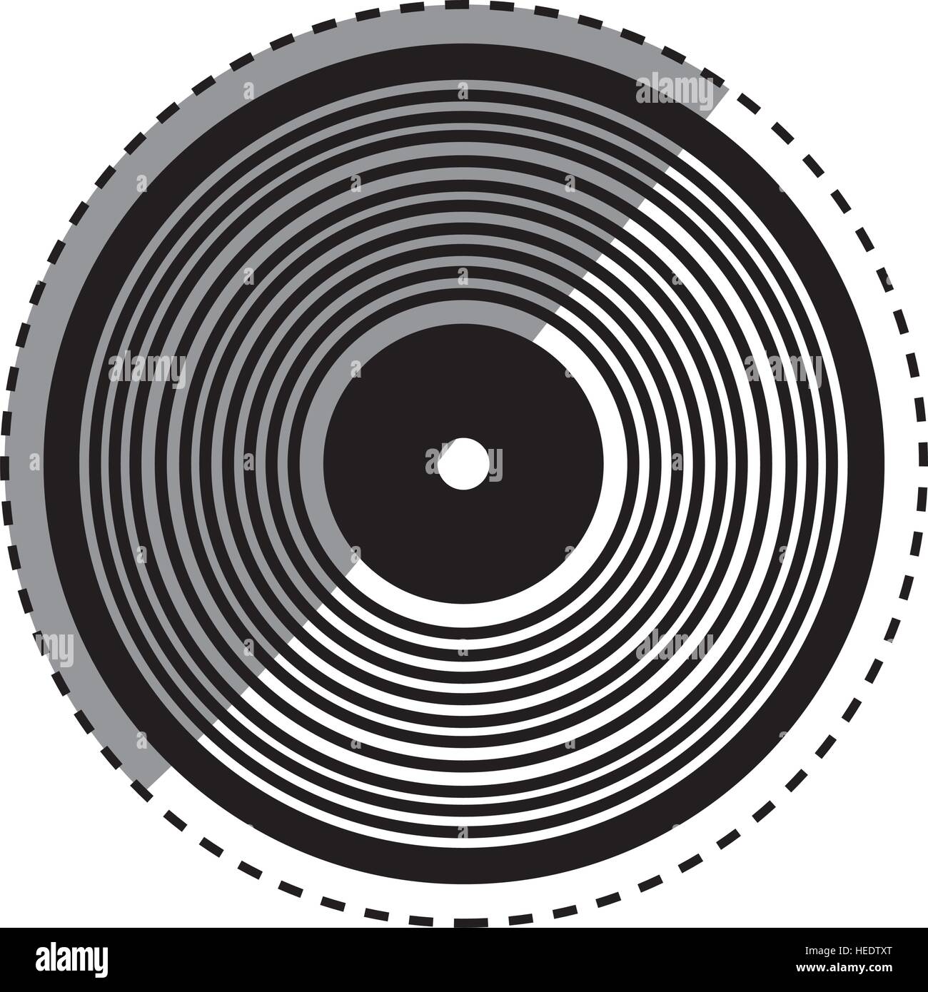 Vinyl vintage record icon vector illustration graphic Stock Vector ...