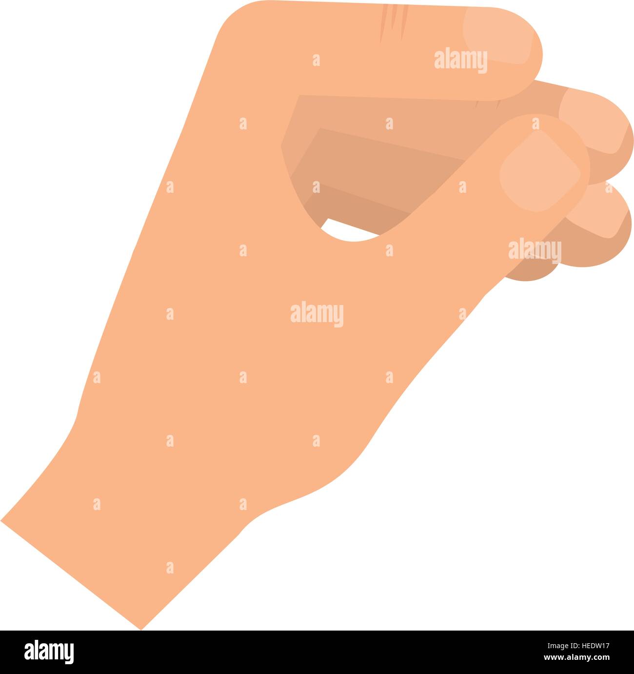 Hand holding something icon vector Stock Vector Images - Alamy