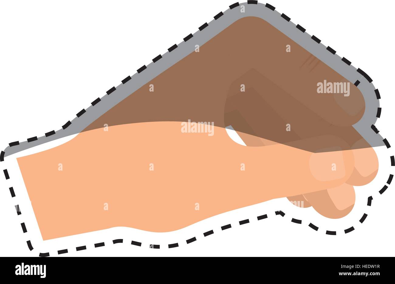 Hand holding something icon vector illustration graphic design Stock ...