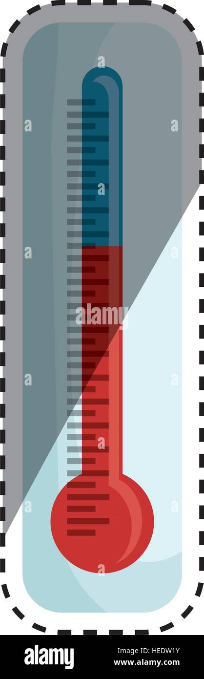 Thermometer temperature scale icon vector illustration graphic design ...