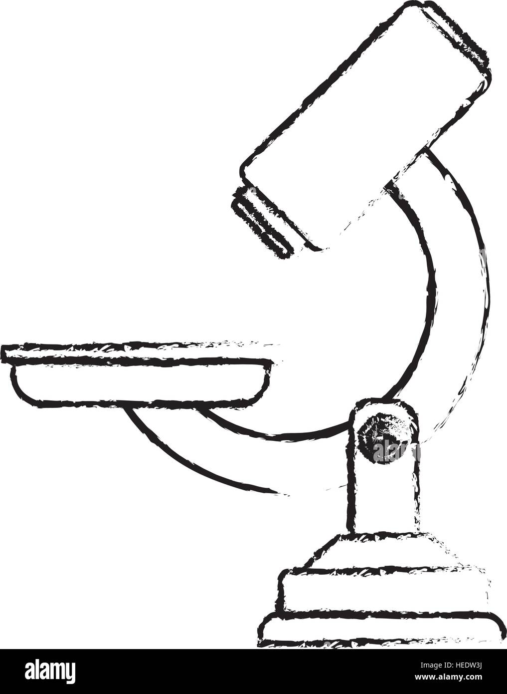 Microscope lab equipment icon vector illustration graphic design Stock ...