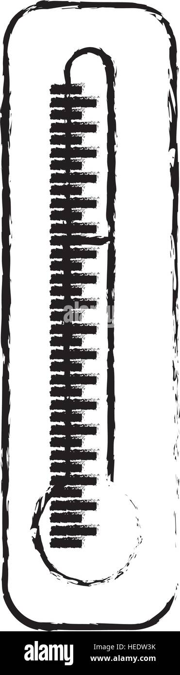 Thermometer temperature scale icon vector illustration graphic design ...