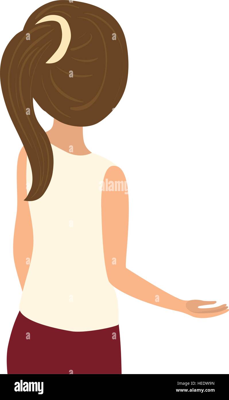 Young woman body icon vector illustration graphic design Stock Vector ...