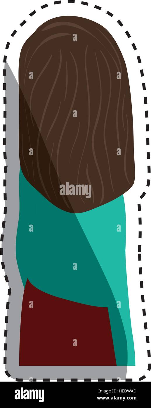 Young woman body icon vector illustration graphic design Stock Vector ...