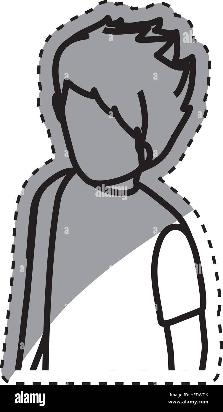 Young Man body complete icon vector illustration graphic design Stock ...
