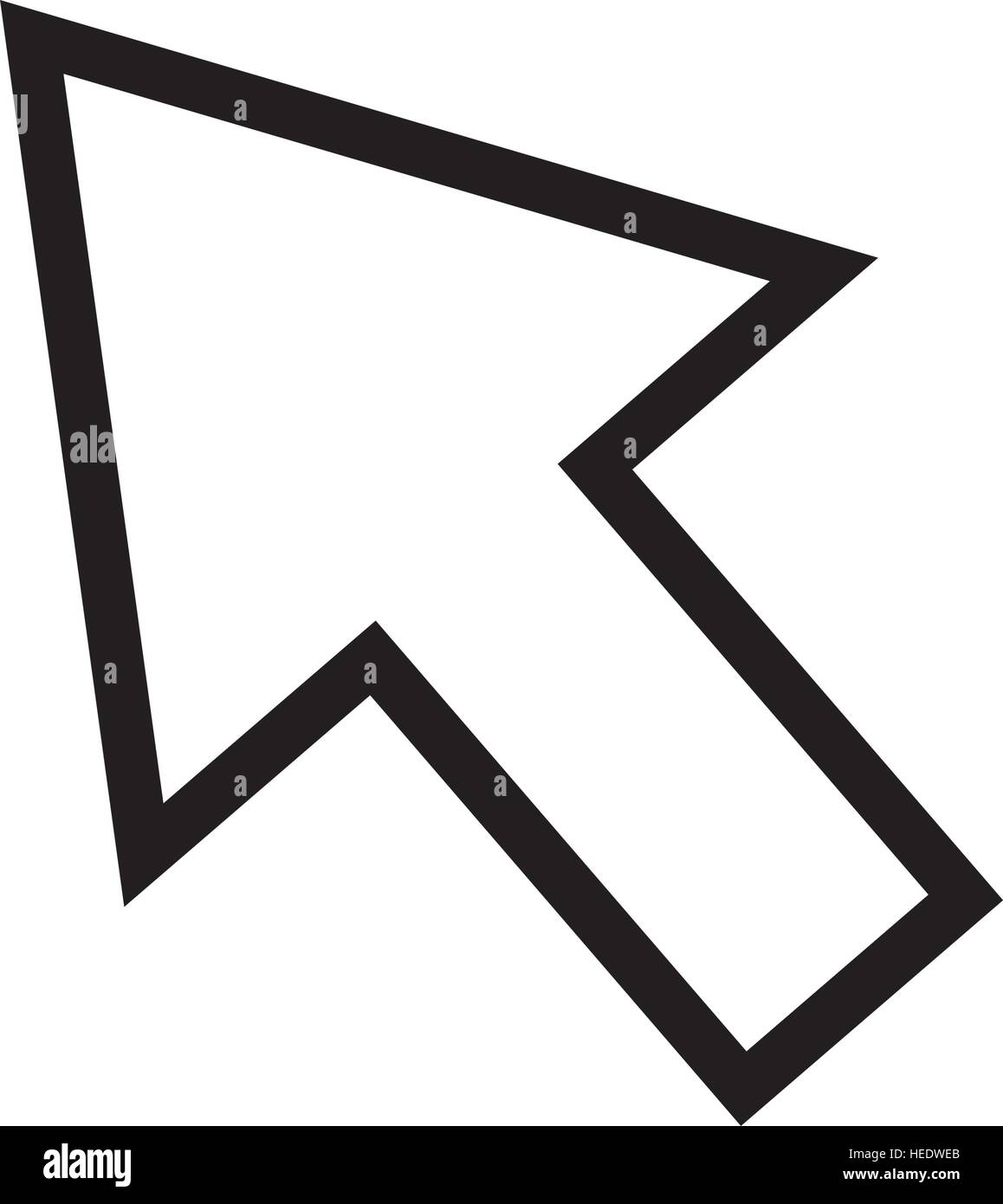 Isolated click cursor icon vector illustration graphic design Stock ...