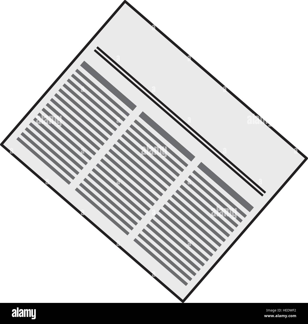 Newspaper info article icon vector illustration graphic design Stock ...