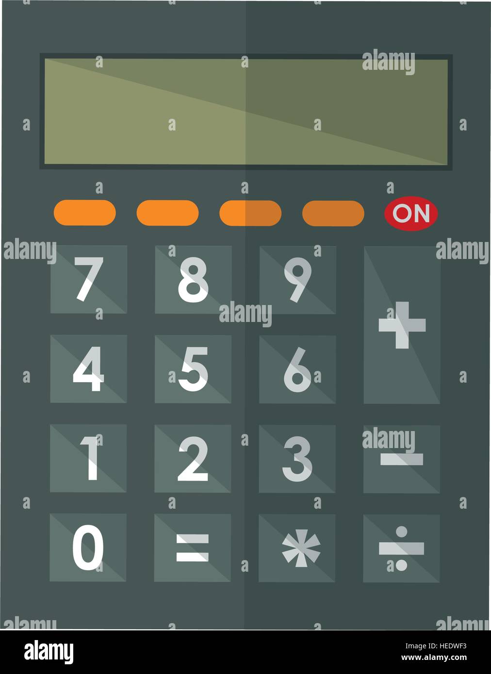 calculator math device icon vector illustration graphic design Stock ...
