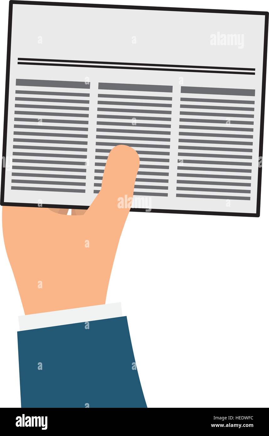 Hand copy newspaper Stock Vector Images - Alamy