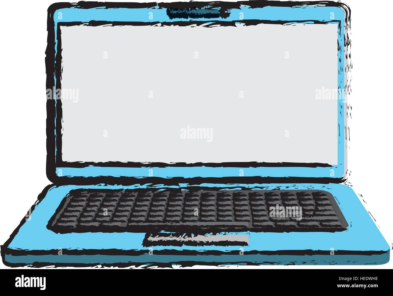 Laptop computer technology icon vector illustration graphic design ...