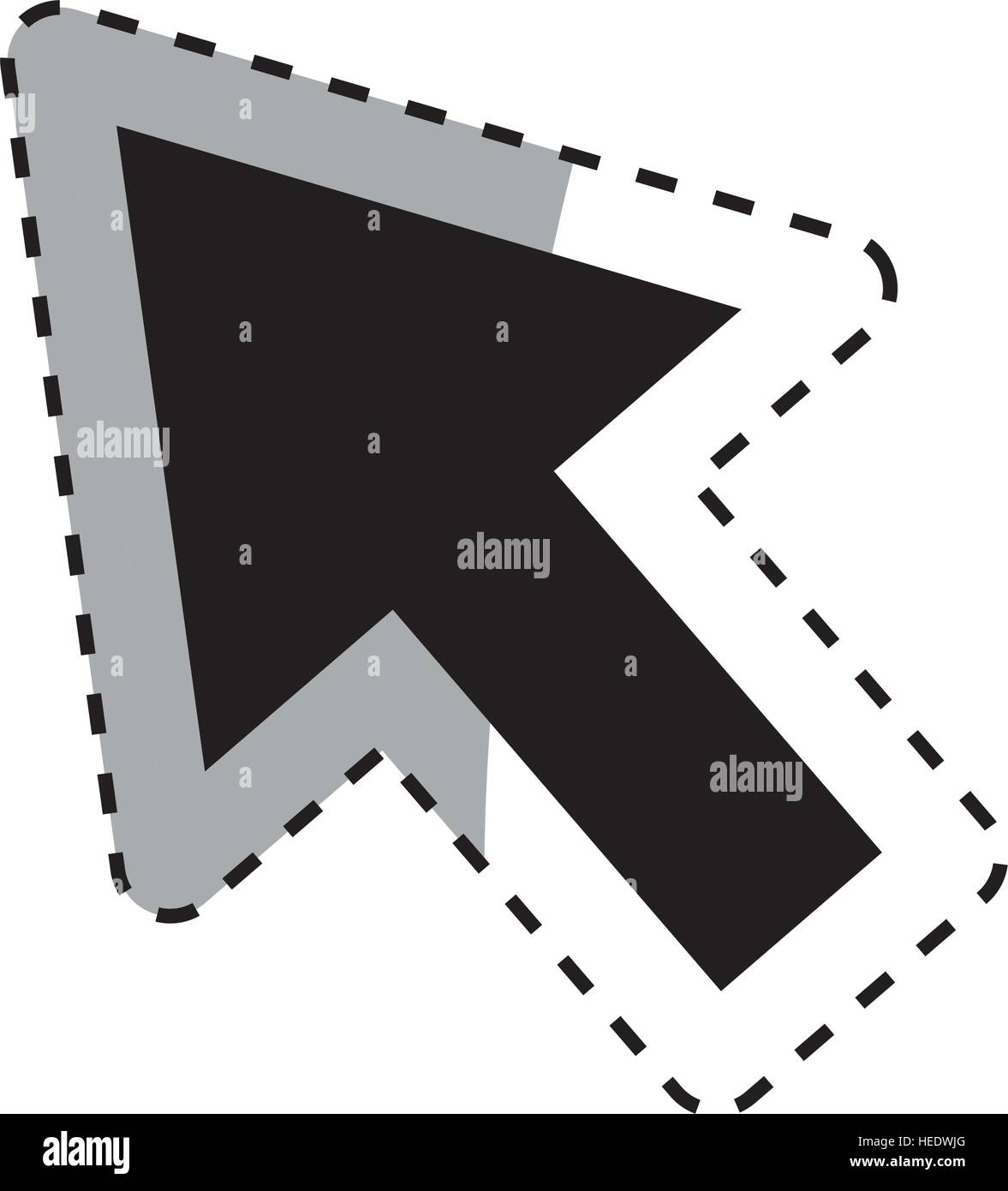 Isolated click cursor icon vector illustration graphic design Stock ...